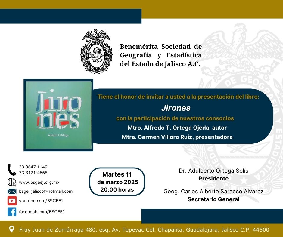 Presentación del libro: Jirones - BSGEEJ